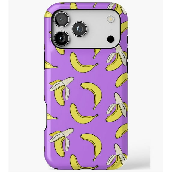 Bananas on Purple, Pop Art and Fruit Themed Graphic Design H8749 Phone ...