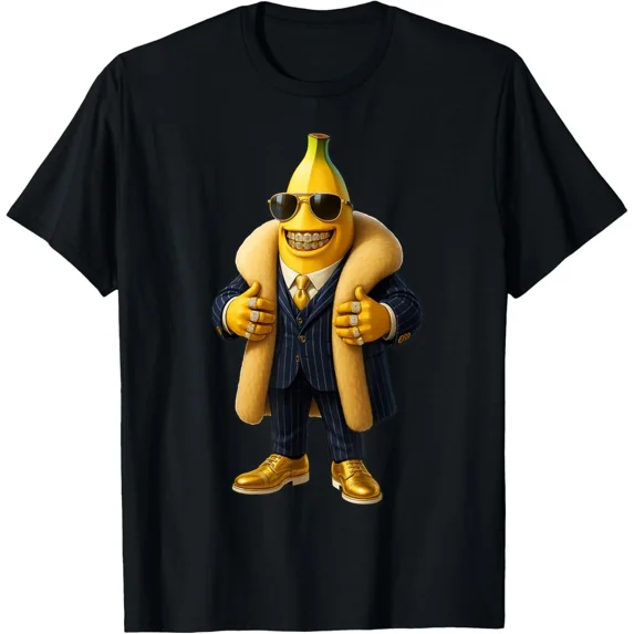 Bananito Bandito Italian Brainrot Meme Banana Humor Design Unisex T ...