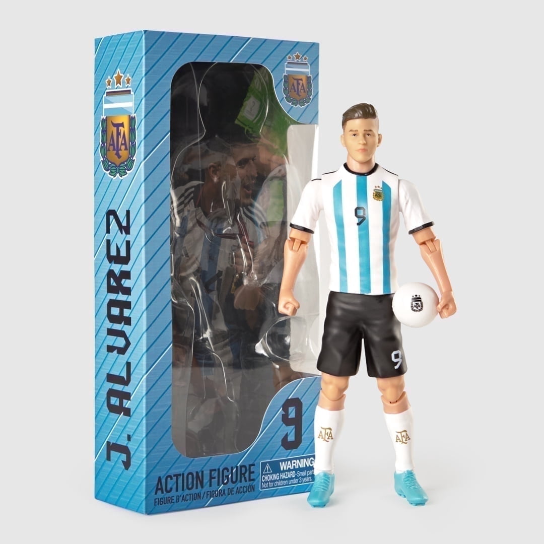 Banbo Toys SOCKERS Argentina Julian Alvarez 8" Collectible Soccer ...