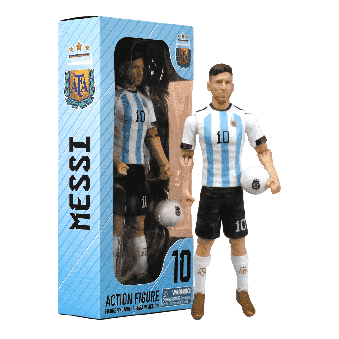 Banbo Toys SOCKERS Argentina Lionel Messi 8" Collectible Soccer Action ...