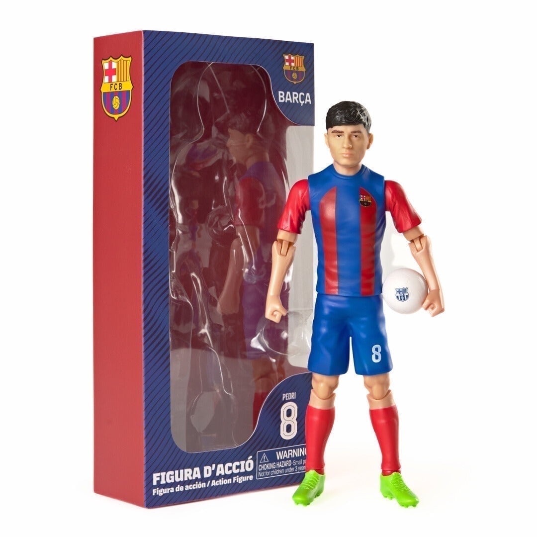 Banbo Toys SOCKERS FC Barcelona Pedri 8" Collectible Soccer Action Figure - Walmart.com