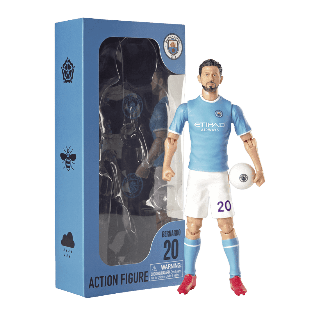 Banbo Toys SOCKERS Manchester City Bernando Silva 8" Collectible Soccer Action Figure - Walmart.com