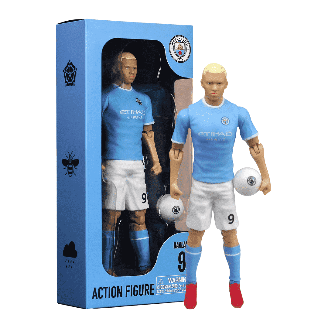 Banbo Toys SOCKERS Manchester City Haaland 8" Collectible Soccer Action ...