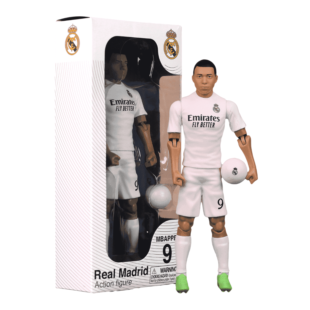Banbo Toys SOCKERS Real Madrid Mbappe 8" Collectible Soccer Action ...