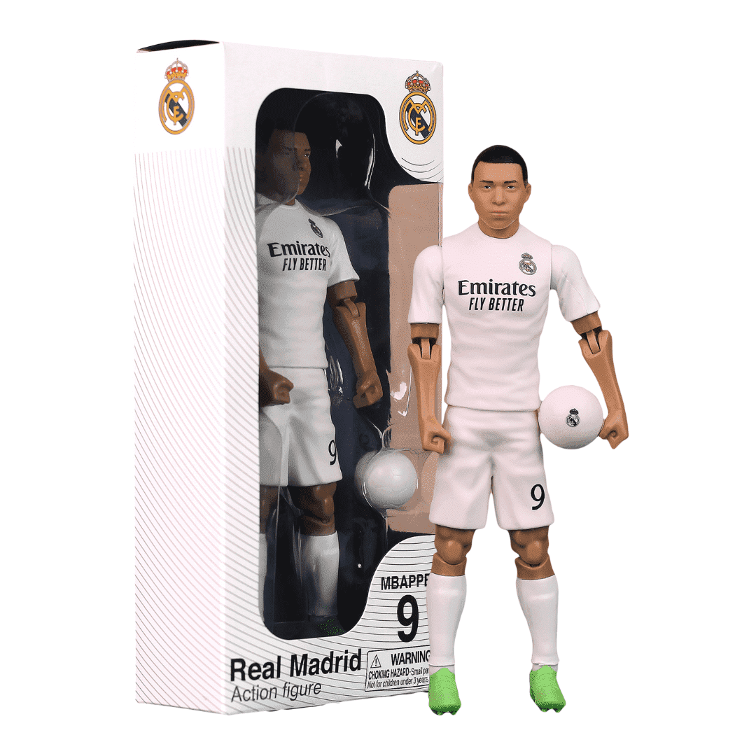 Banbo Toys SOCKERS Real Madrid Mbappe 8" Collectible Soccer Action ...