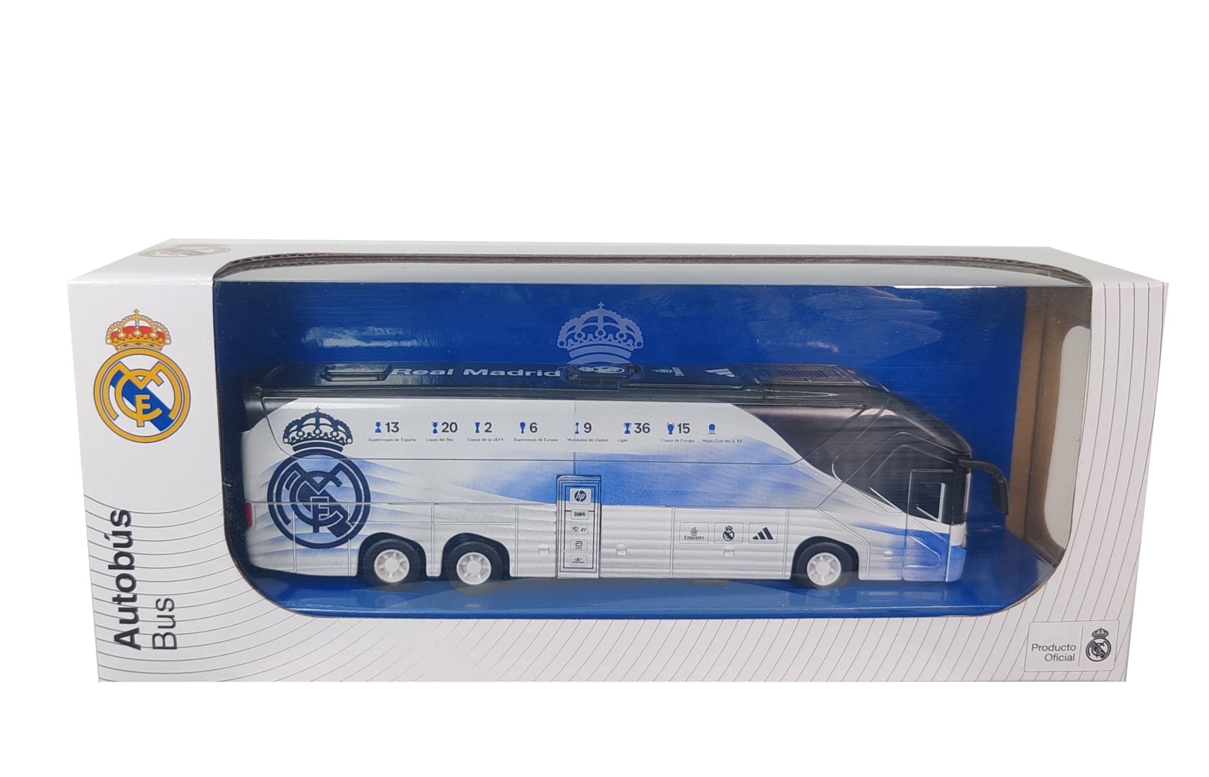 Banbo Toys 2025 Soccer Team Bus Real Madrid - Walmart.com