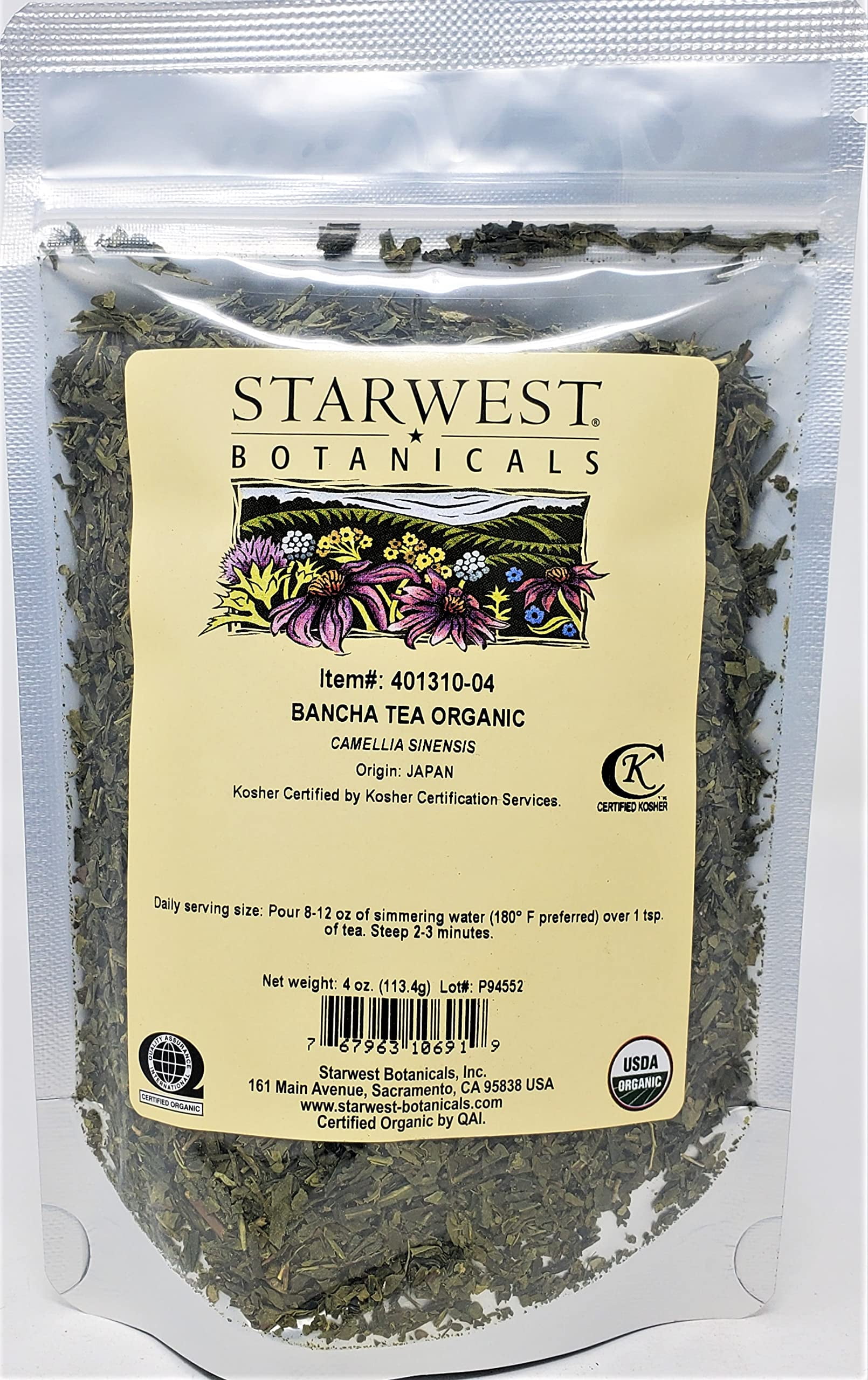 Bancha Tea Organic - 4 Oz,() - Walmart.com