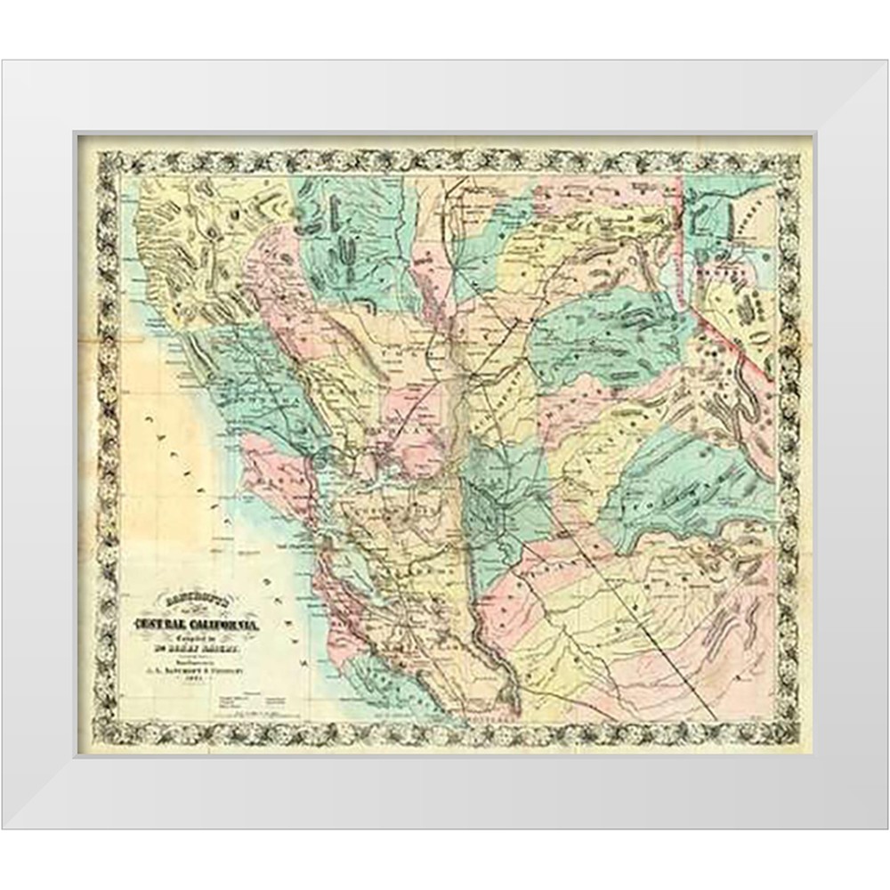 Bancroft, A.L. 23x20 White Modern Wood Framed Museum Art Print Titled ...