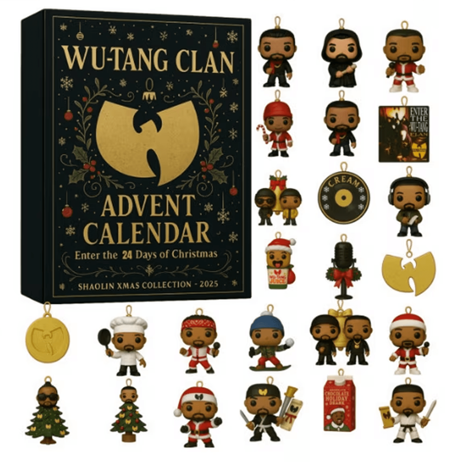 Band 2D Christmas Advent Calendar Xmas Tree Ornaments Mystery ...