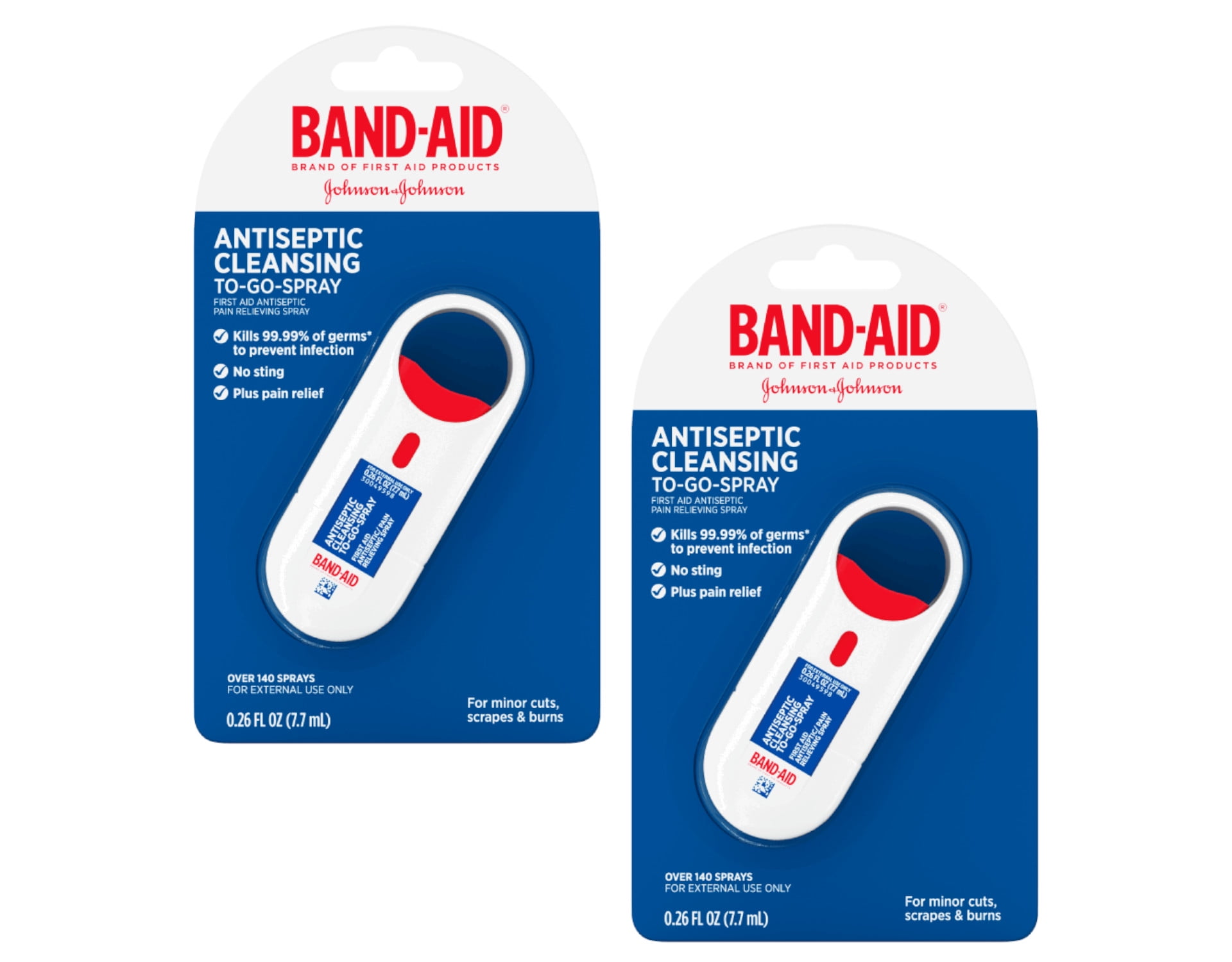 Band-Aid Antimicrobial Wound Cleanser, Pain-Free Liquid Spray, 0.26 Fl ...
