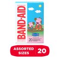 Band-Aid Character Kids Bandages, Peppa Pig Design, Assorted Sizes, 20 ...