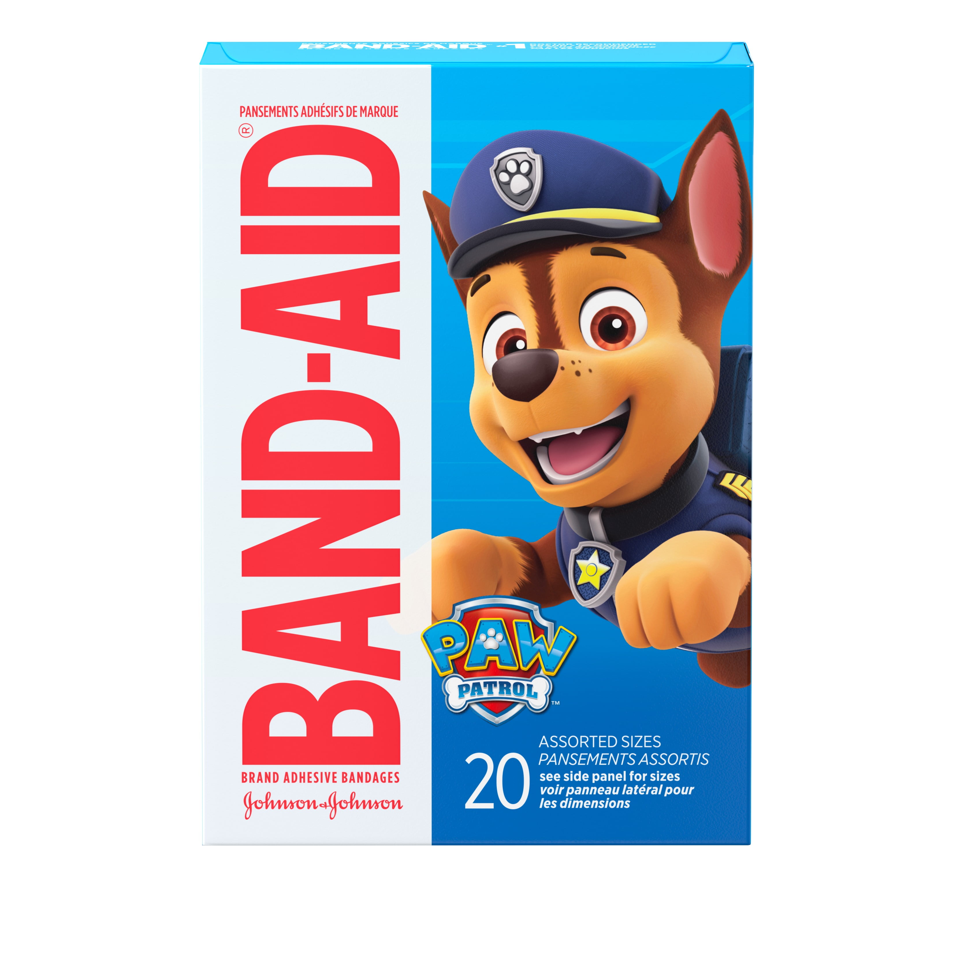 Band-Aid Children's Adhesive Bandages, Nickelodeon PAW Patrol, Assorted ...