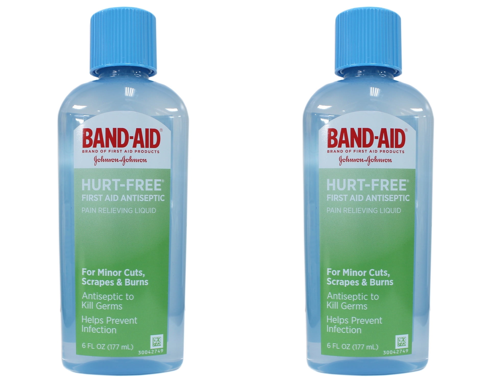 BAND-AID Antiseptic Wash Treatment, Pain-Relieving Liquid for Cuts ...