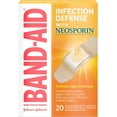 Band-Aid Plus Antibiotic Adhesive Bandages, Assorted Sizes - 20 Each, 2 ...