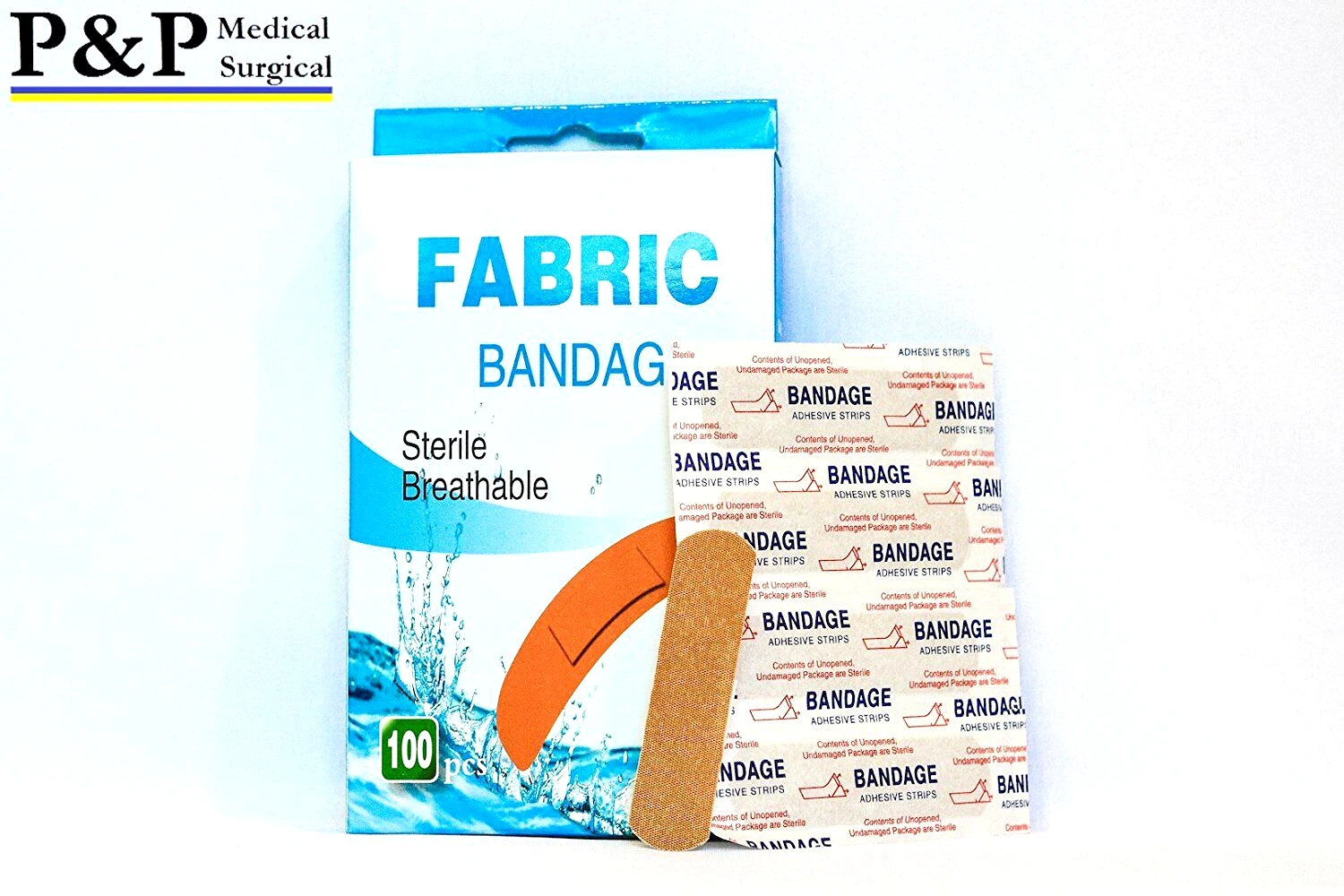 Band Aid Sterile 3/4"X3" Flexible Self Adhesive Bandage Non-Stick Pad ...