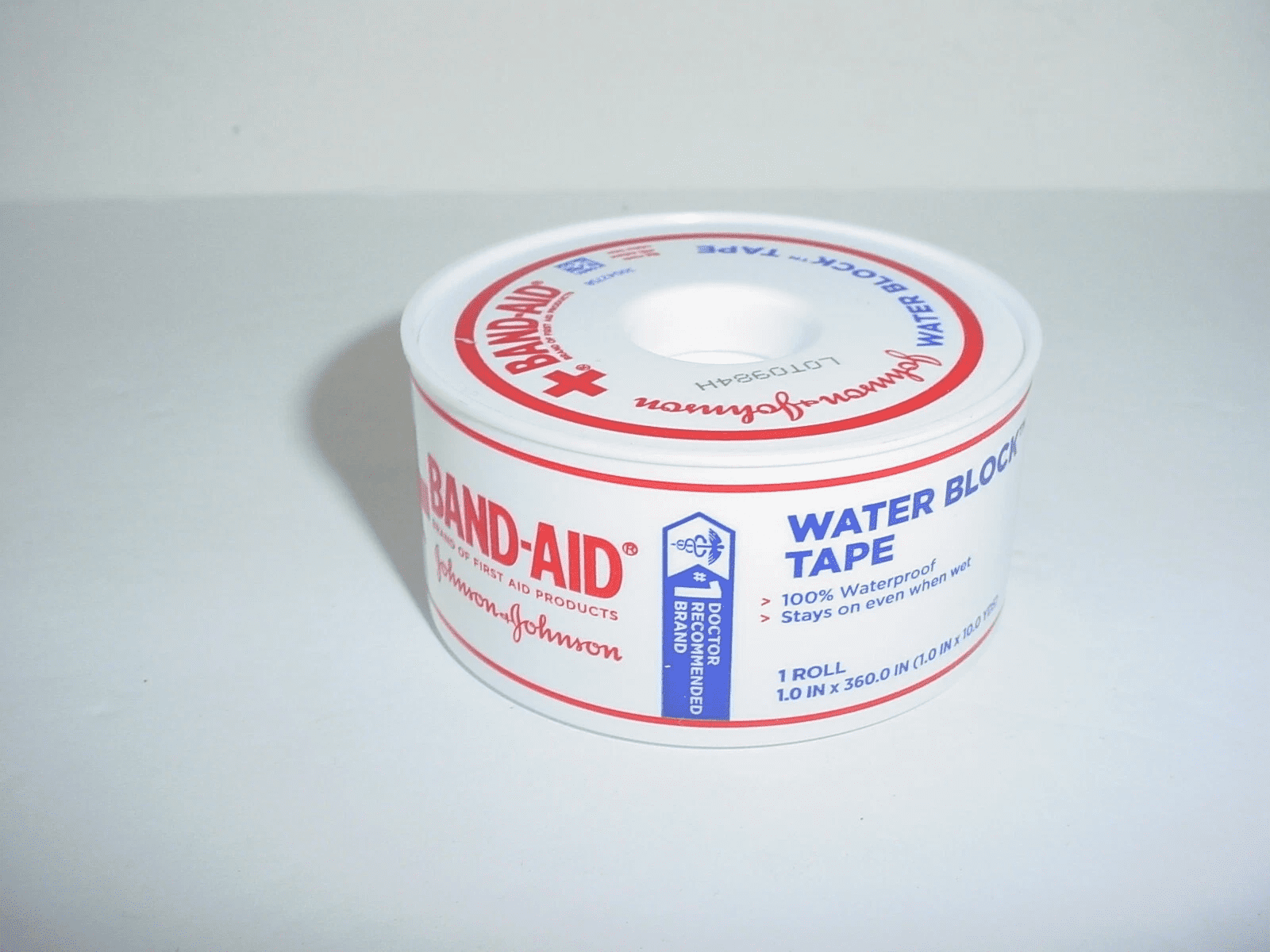 Band-Aid Water Block Tape, 1 Inch x 10 Yard (EA/1) - Walmart.com