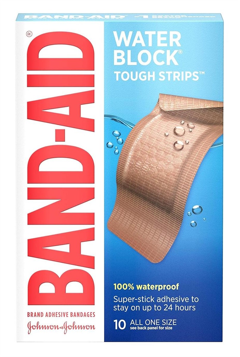 Band-Aid Water Block Tough Strips Xl 10 Count All One Size (Pack of 2) - Walmart.com