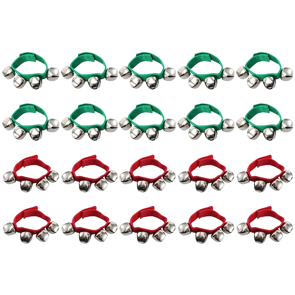 Band Bells Bracelets, 20 Pcs Wrist Bells Party Dancing Wrist Band ...