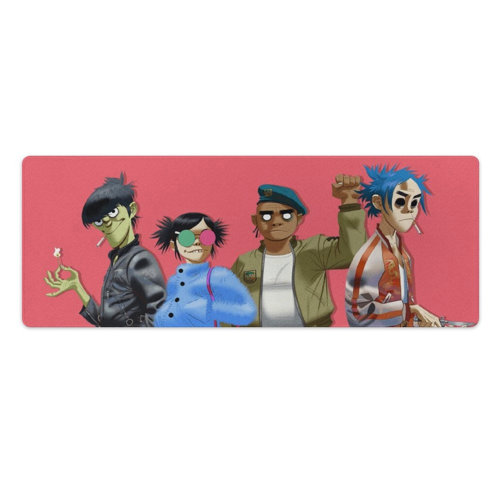 Band Cartoon Gorillaz Mouse Pad No-sliped Large Mousepad Extended ...