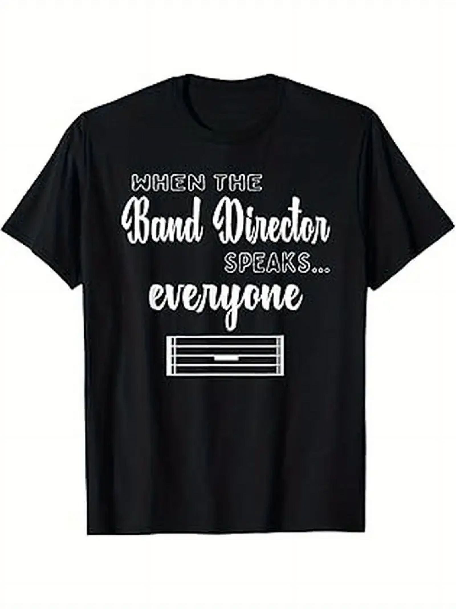 Band Conductor Shirt Music Teacher Gift Thank You T-shirt, 100% Cotton ...