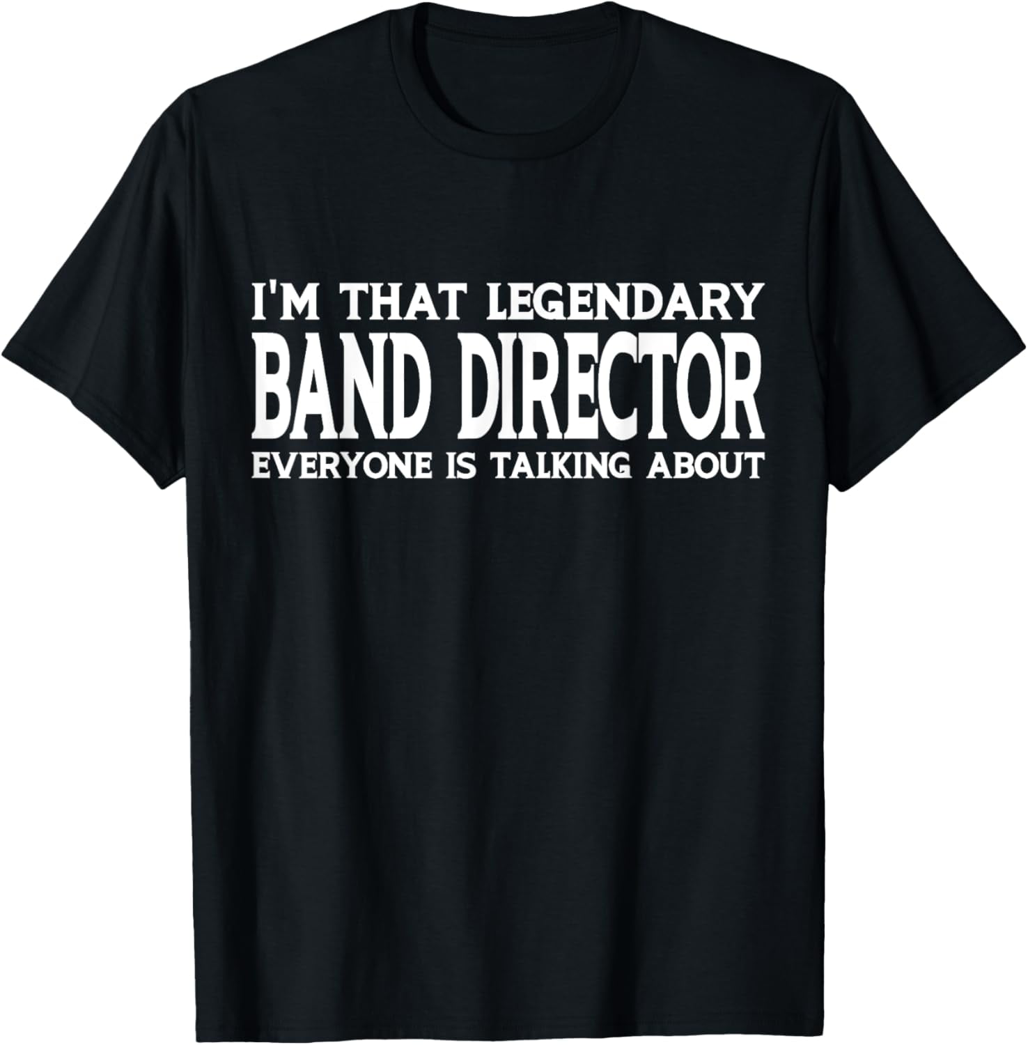 Band Director Job Title Employee Funny Worker Band Director T-Shirt ...