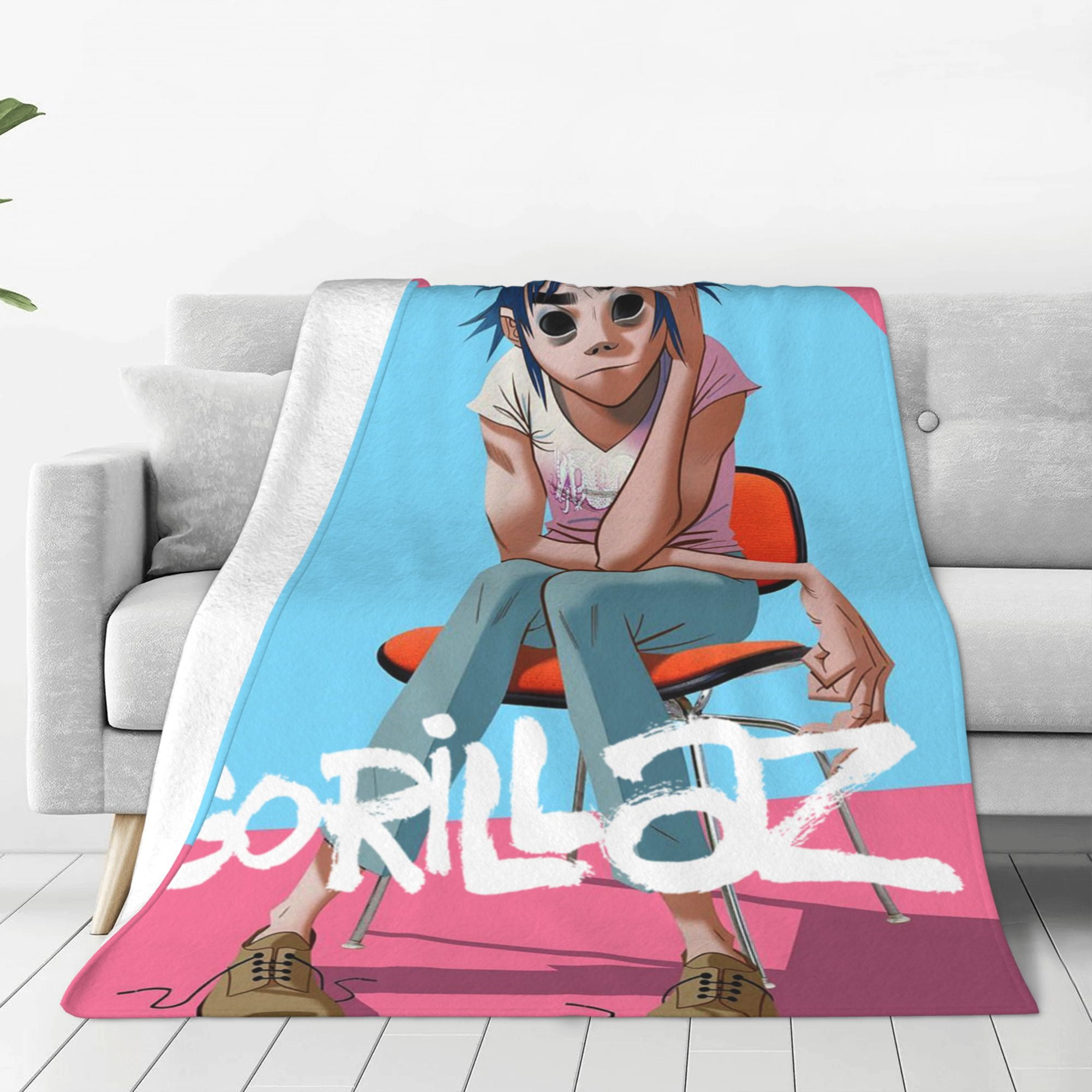 Band Gorill-az Soft Micro Fleece Blanket Throw Lightweight Flannel ...