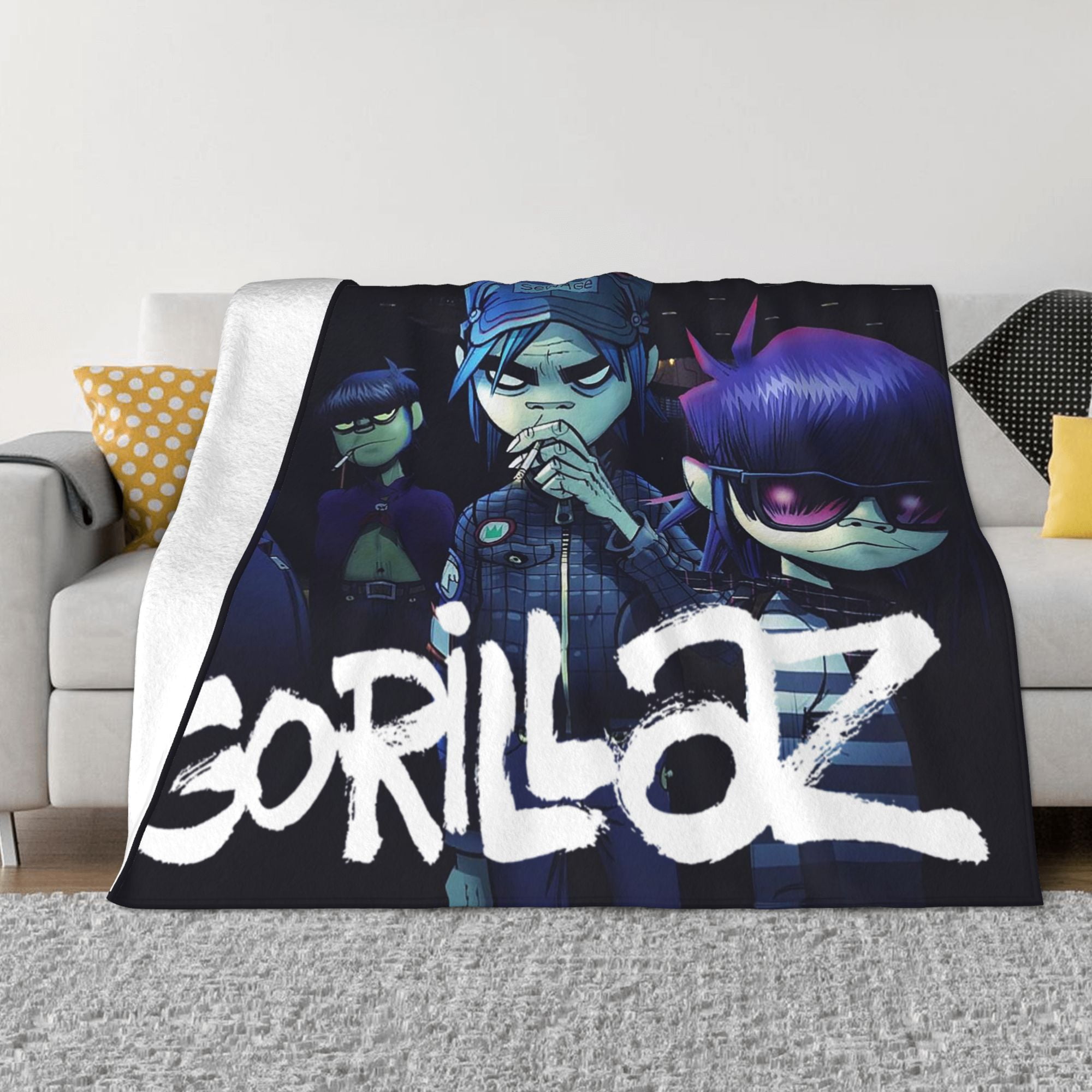 Band Gorill-az Soft Micro Fleece Blanket Throw Lightweight Flannel ...