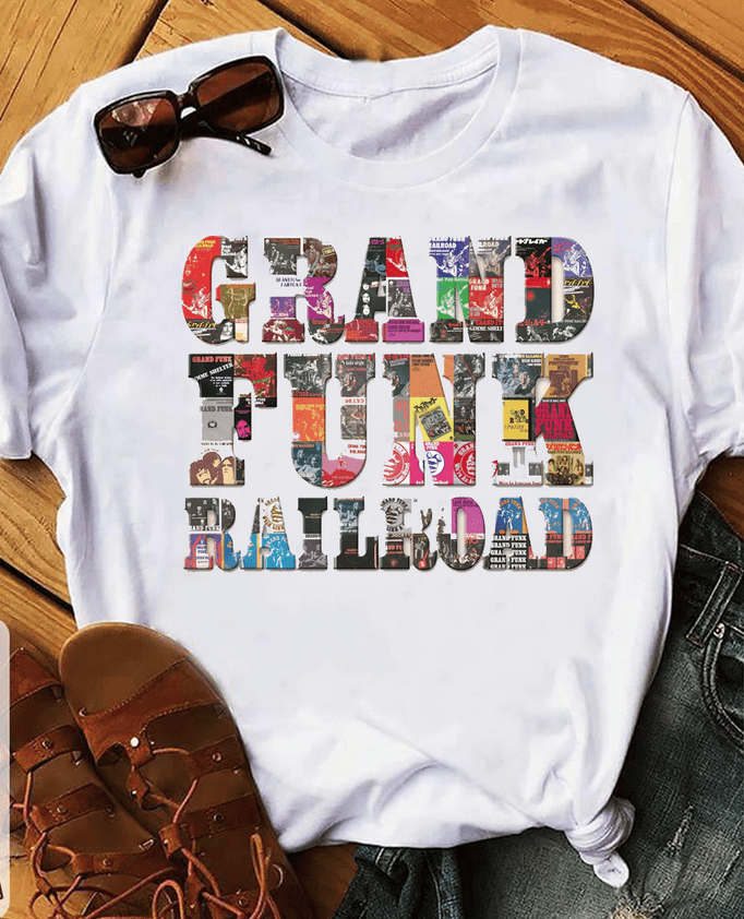 Band Grand Funk Railroad Logo T Shirt Funny Shirt, Comfort Wear, Unsiex ...