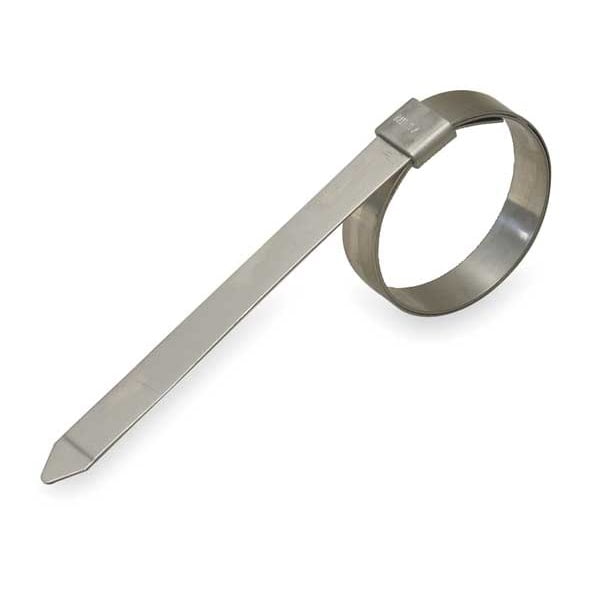 Band-It Band Clamp,3/8"W,Lip-Lock,9/16"OD,PK24 GRS201 - Walmart.com