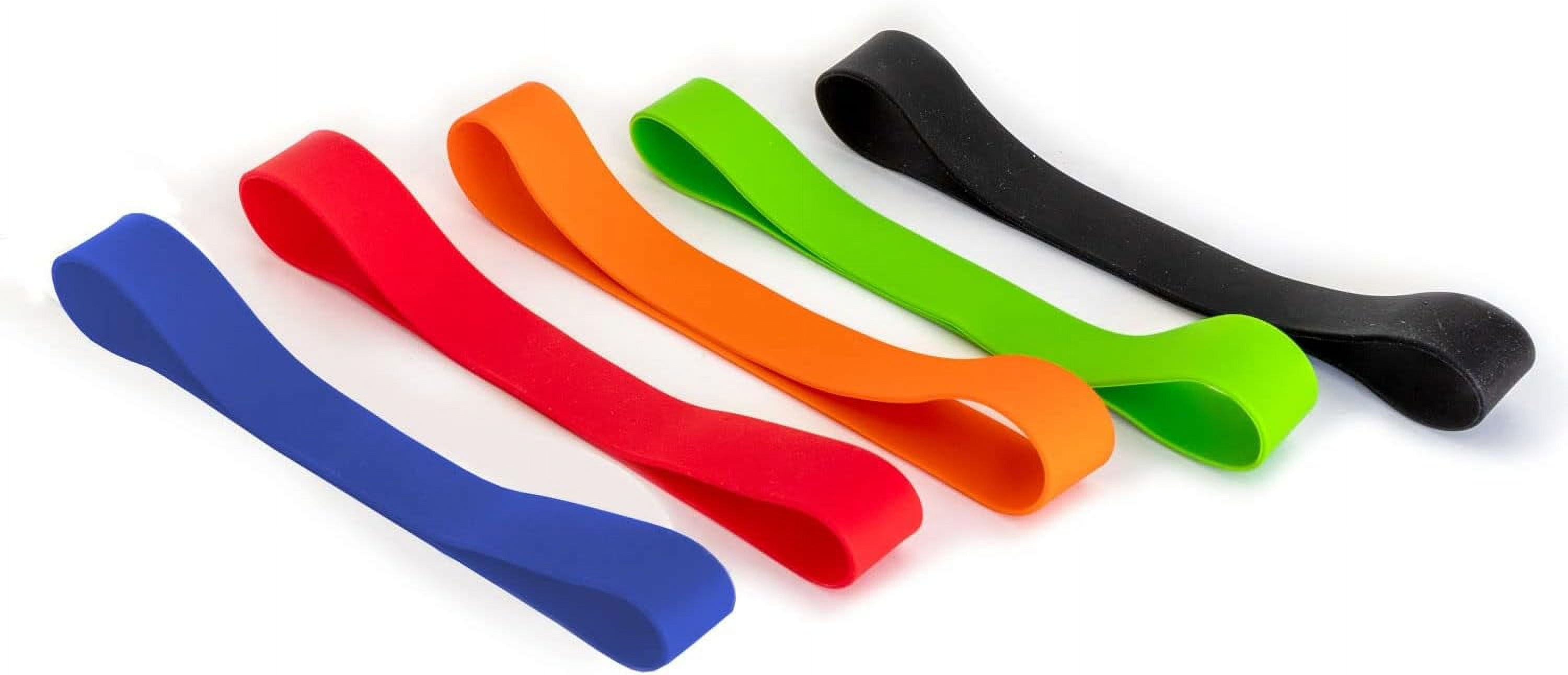 Band Joes Wider 9 x 1 Inch 5 Pack Standard Longer Lasting Silicone ...