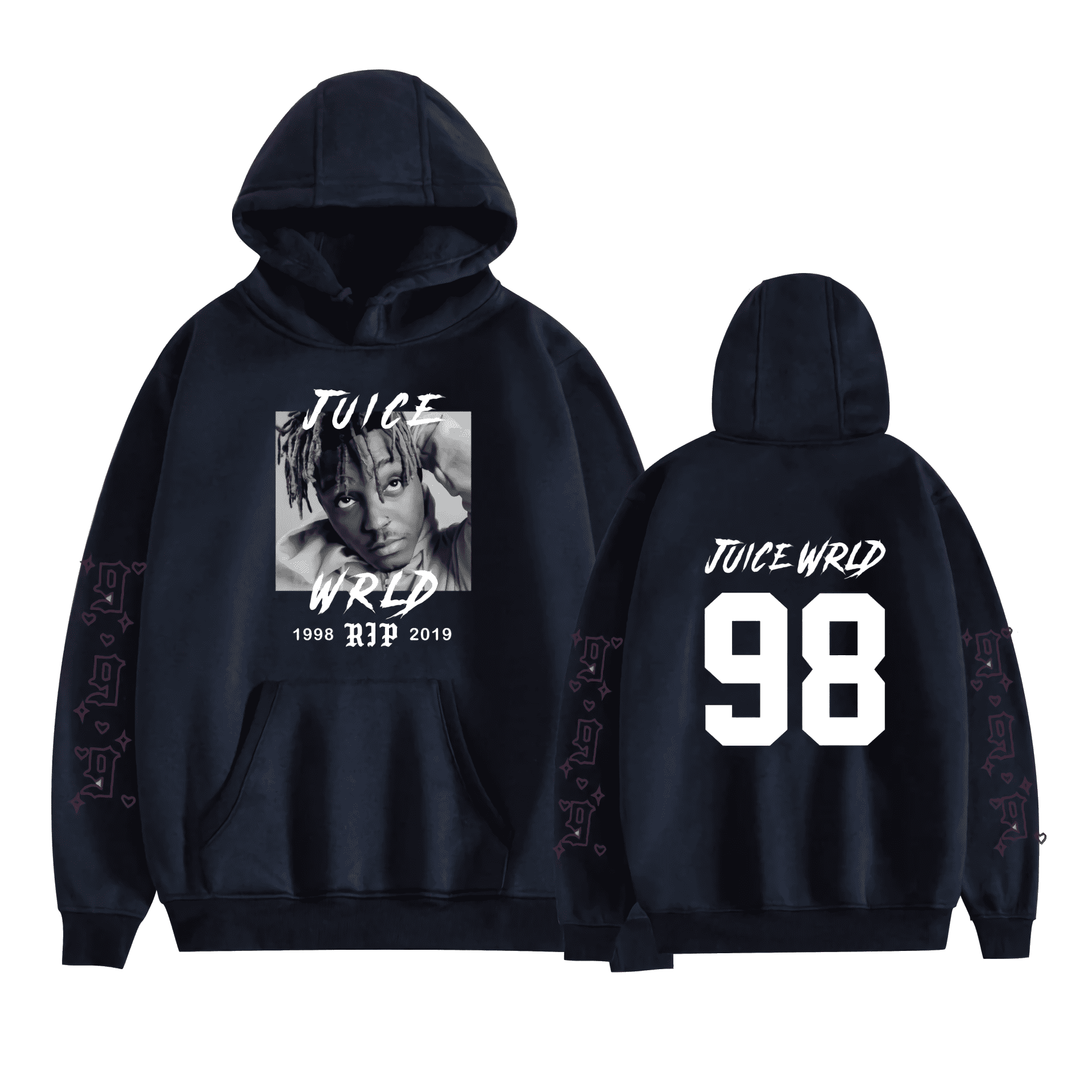 Band Juice Wrld 98 Hoodie RIP Merch Men Women Sweatshirt Couple Sweater ...