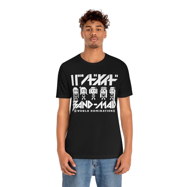 Band-Maid Japanese Rock J-Pop Band Short Sleeve Tee, J-Pop Fan Gift ...
