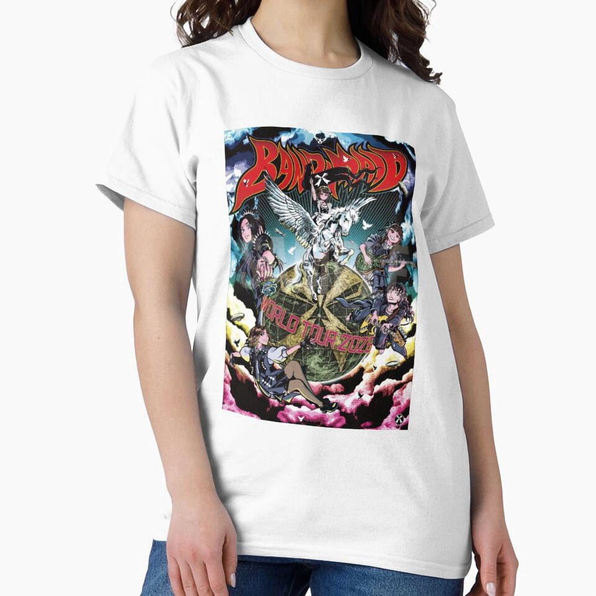 Band Maid World Tour Japanese Band Music T-Shirt - Walmart.com