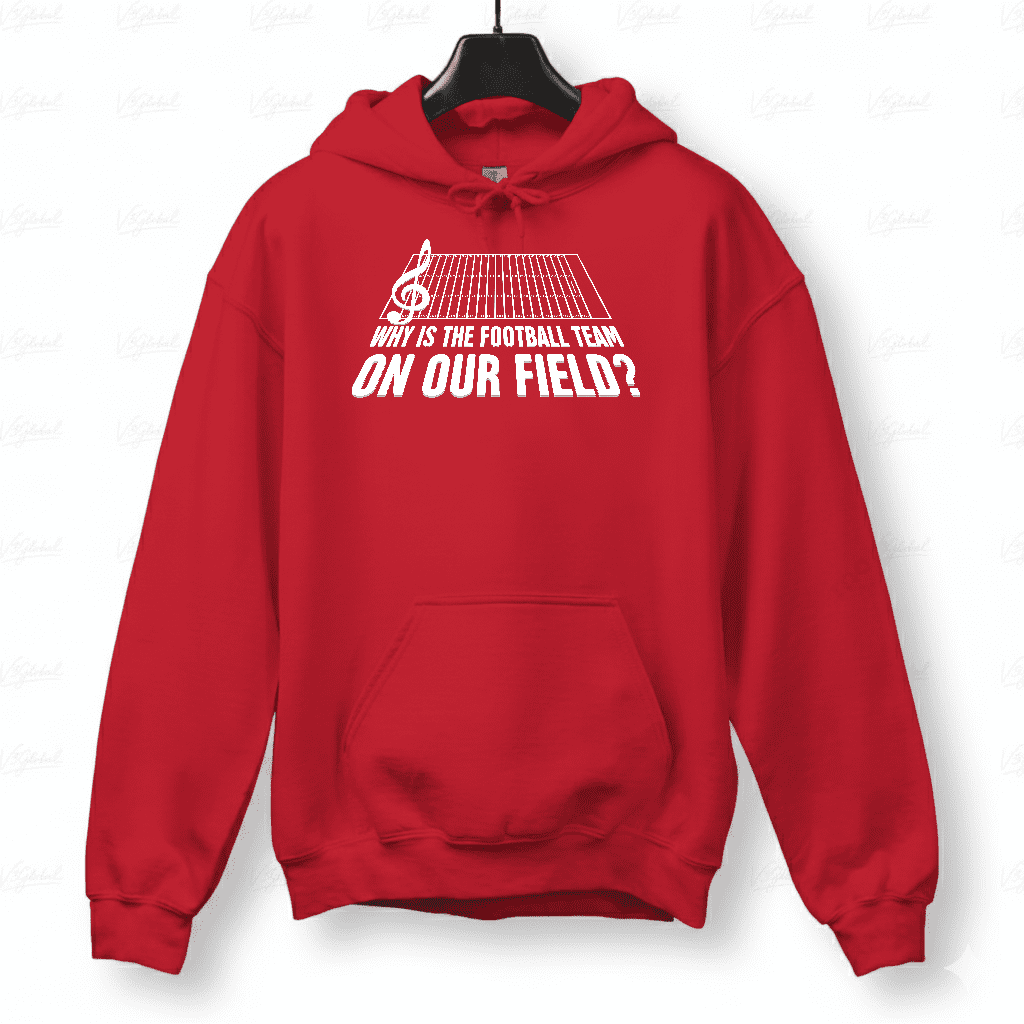 Band Marching Musical Performance Funny Spirit Hoodie for Men & Women ...