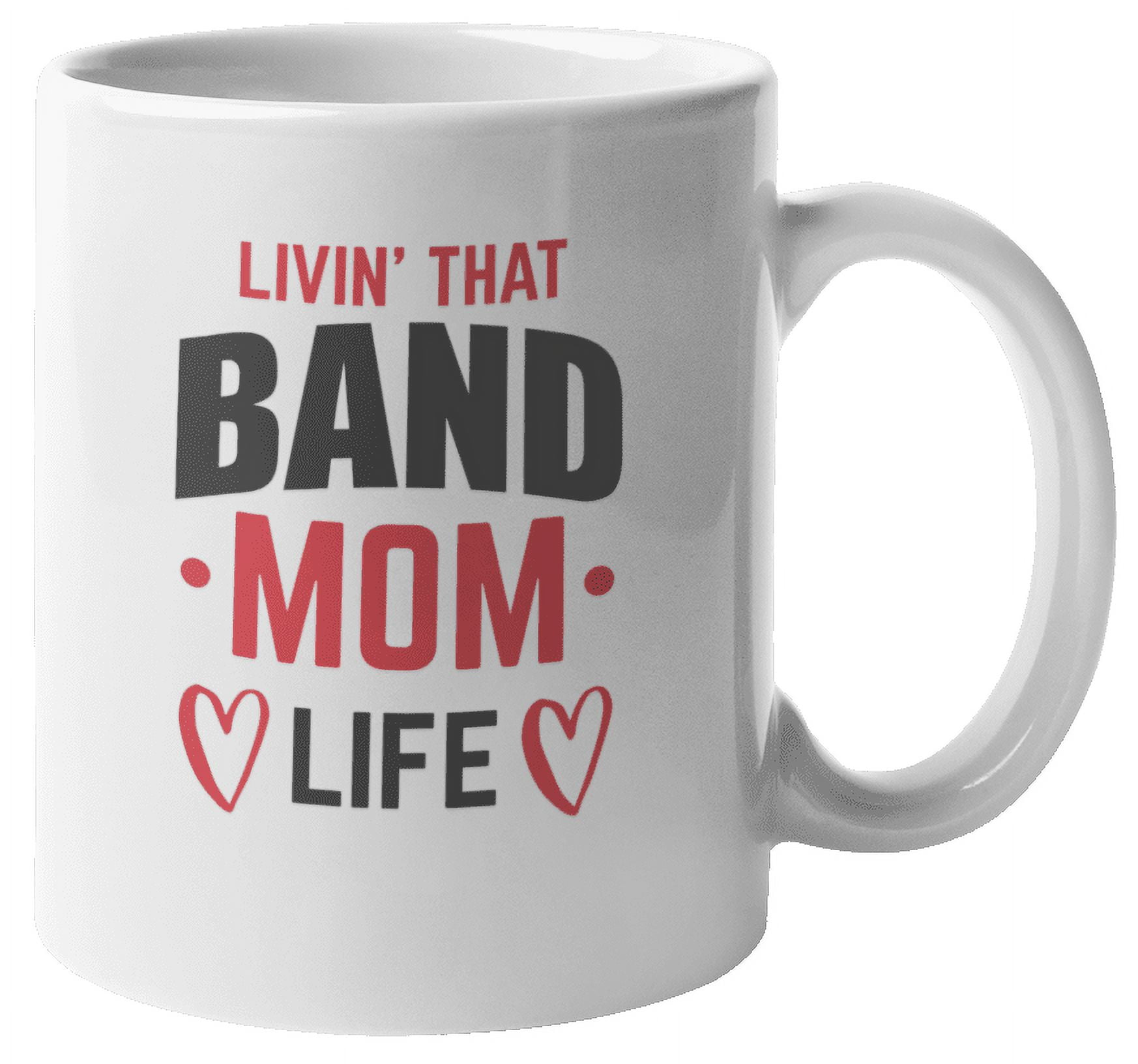 Band Mom Life Coffee & Tea Mug for Mother & Band Queen Giveaways (11oz ...