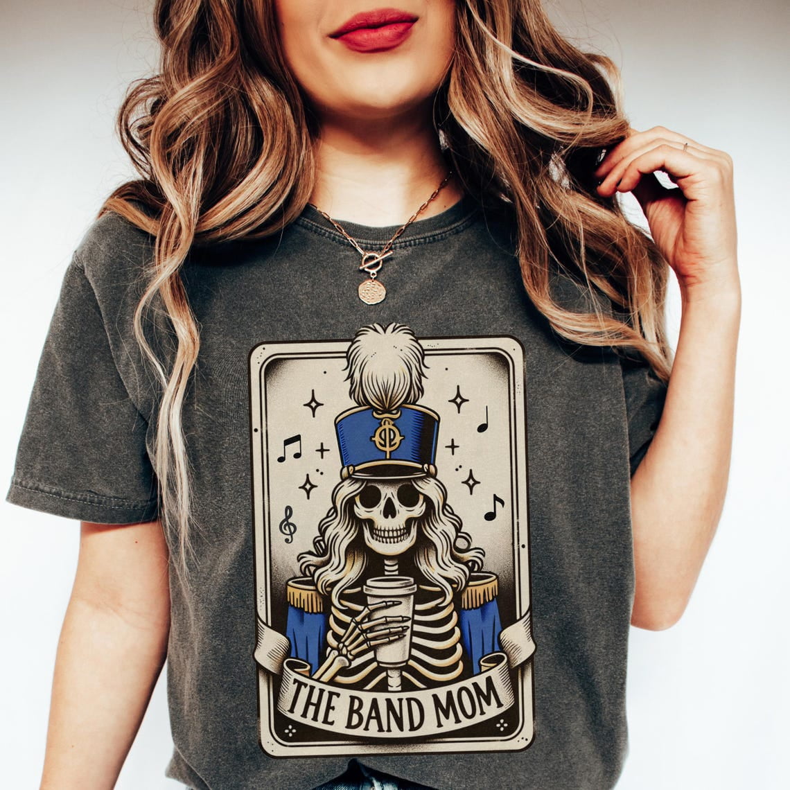 Band Mom Shirt, Marching Band Mom Tarot Card T-Shirt, Band Mom Tee ...