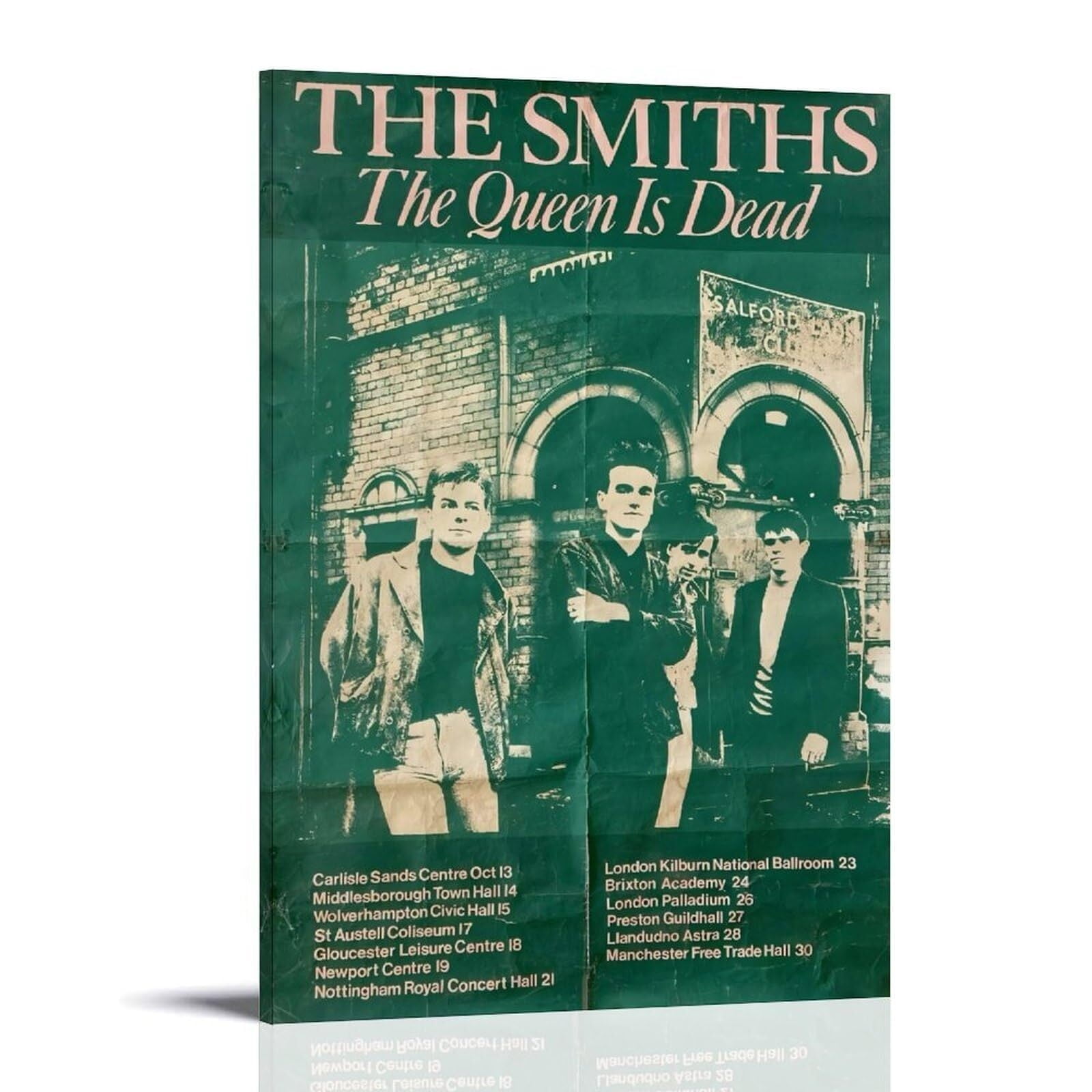 Band Poster The Poster Smiths The Queen Is Dead Old Tour Poster Music ...