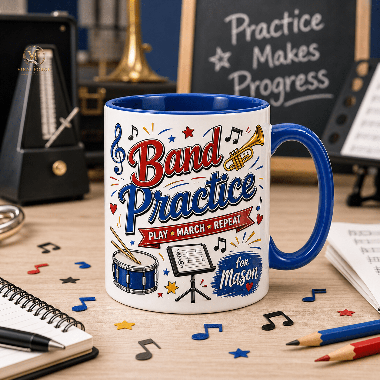 Band Practice Mug 11oz & 15oz Personalized Music Student Gift - Walmart.com