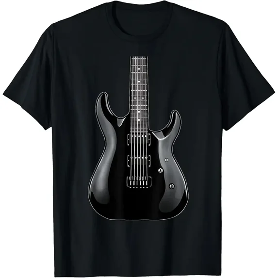 Band Shirts Rock And Roll Guitar T Shirts For Men Band Tee T-Shirt ...