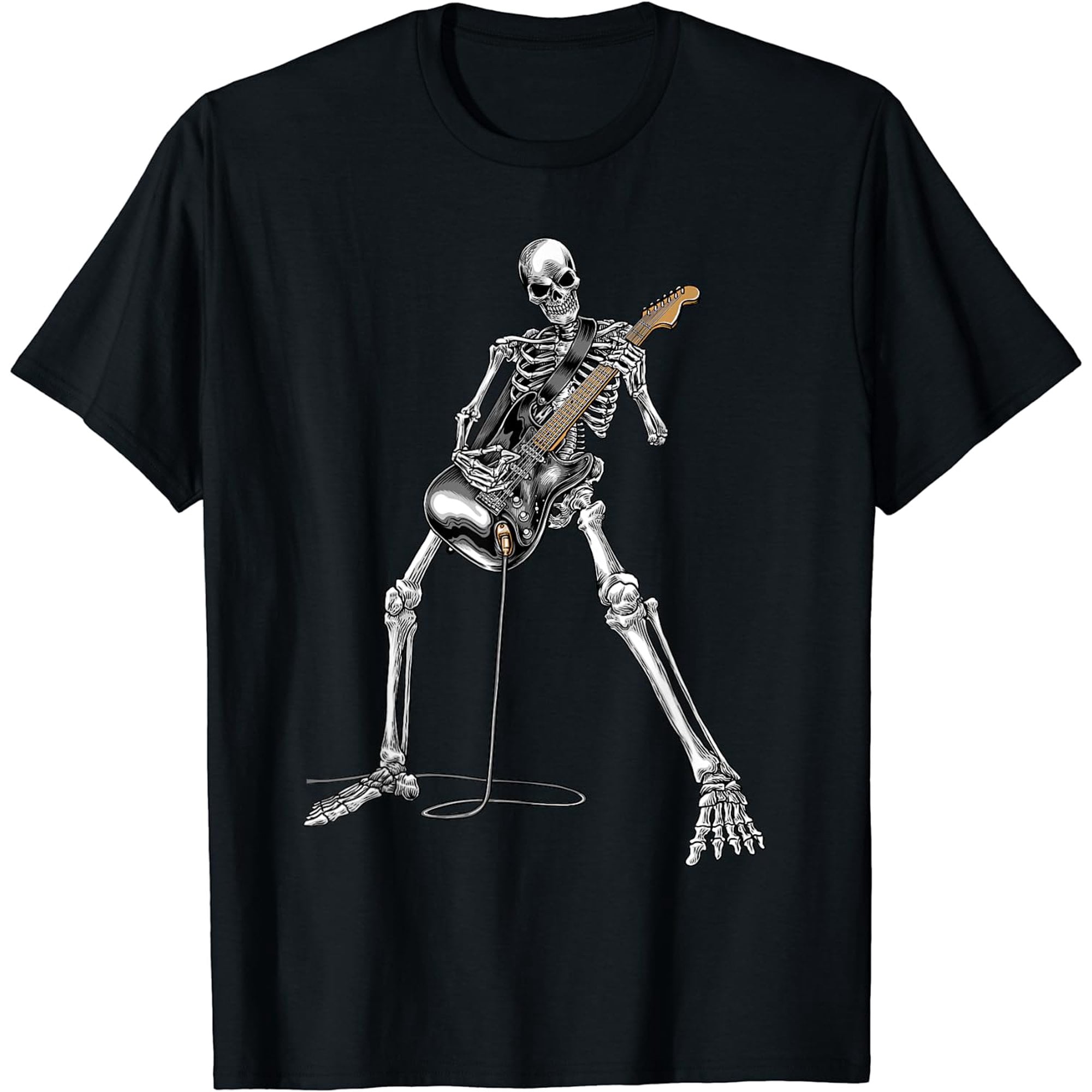 Band Shirts Rock And Roll Guitar T Shirts For Men Band Tee T-Shirt ...