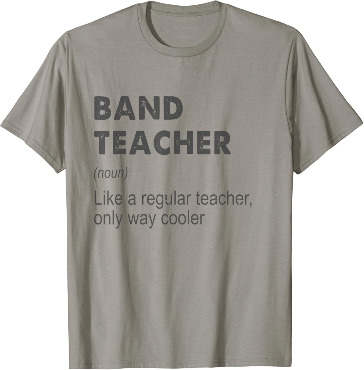 Band Teacher Definition Teaching School Teacher Funny T-Shirt - Walmart.com