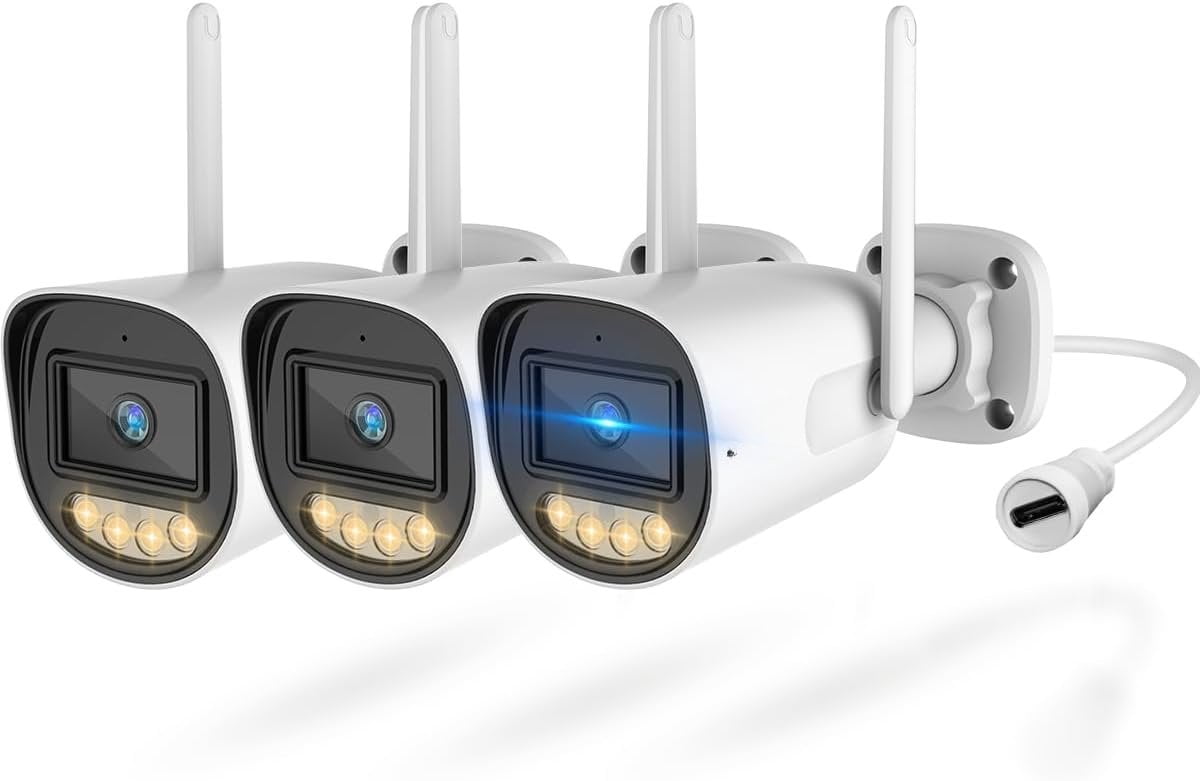 ? Band WiFi & IP65 ? Outdoor Camera with Color Night Vision, Motion ...
