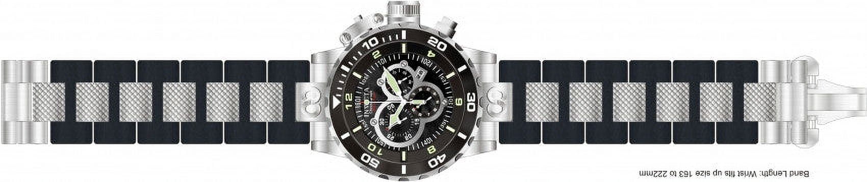 Invicta Men's Stainless Steel and Polyurethane Band for Corduba 0477 ...