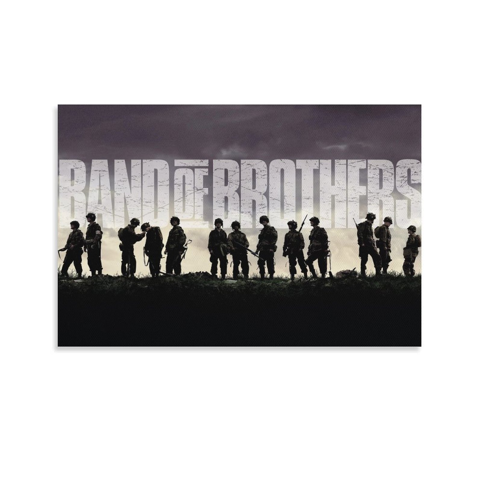 Band of Brothers TV Poster Posters Wall Art Painting Canvas Gift Living ...