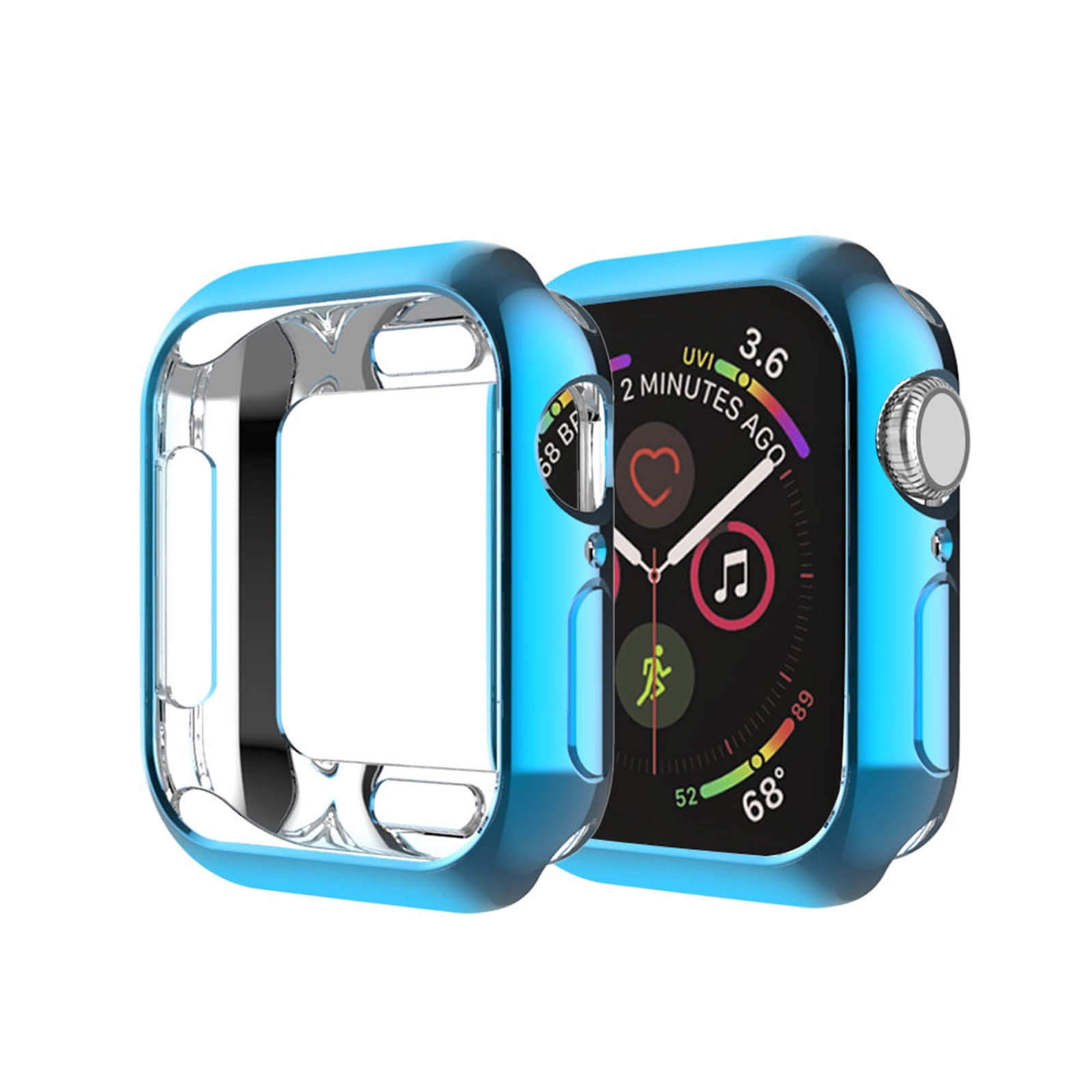 BandPlus for Apple Watch Case 42mm Series 3/2/1, Flexible Shiny TPU ...
