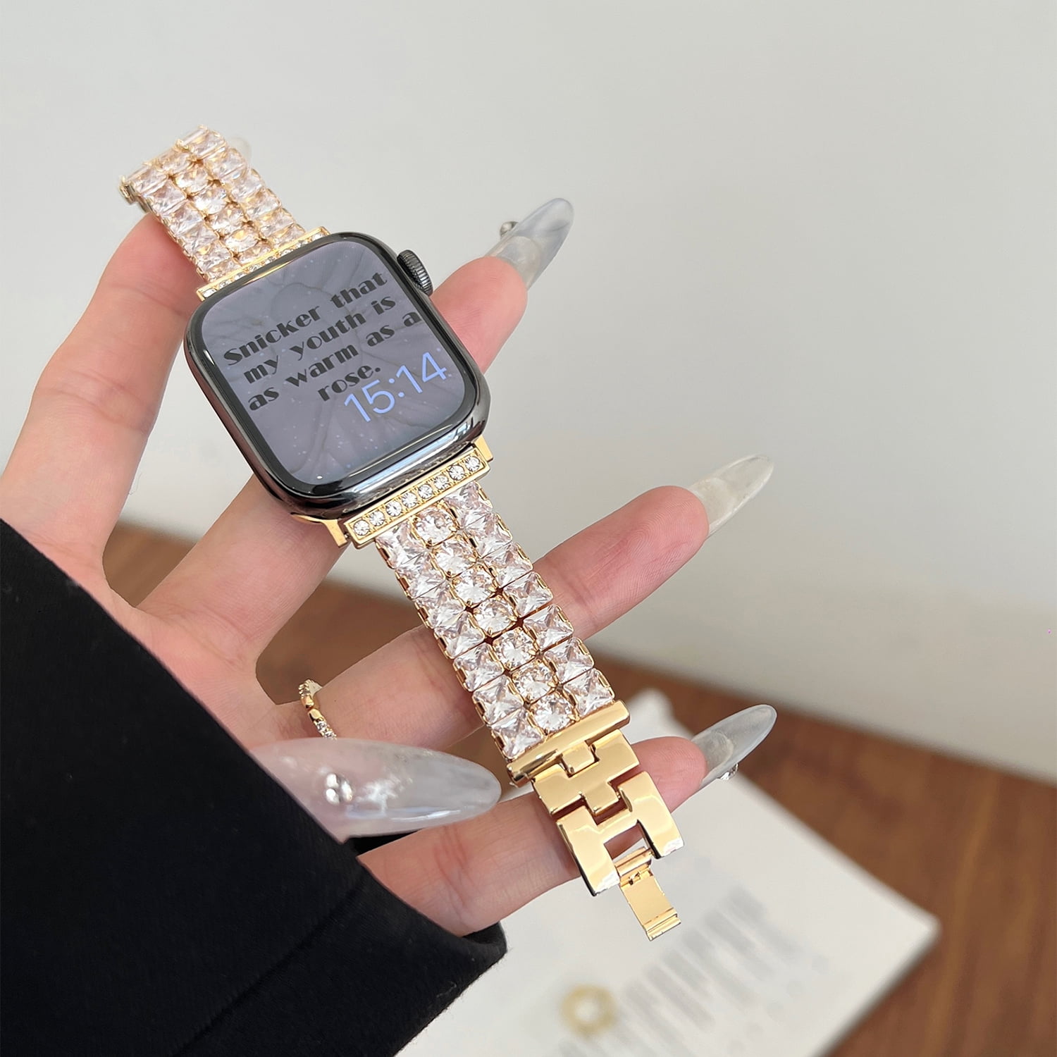 BandPlus Glitter Bling Band Compatible with Apple Watch Band 42mm 44mm ...