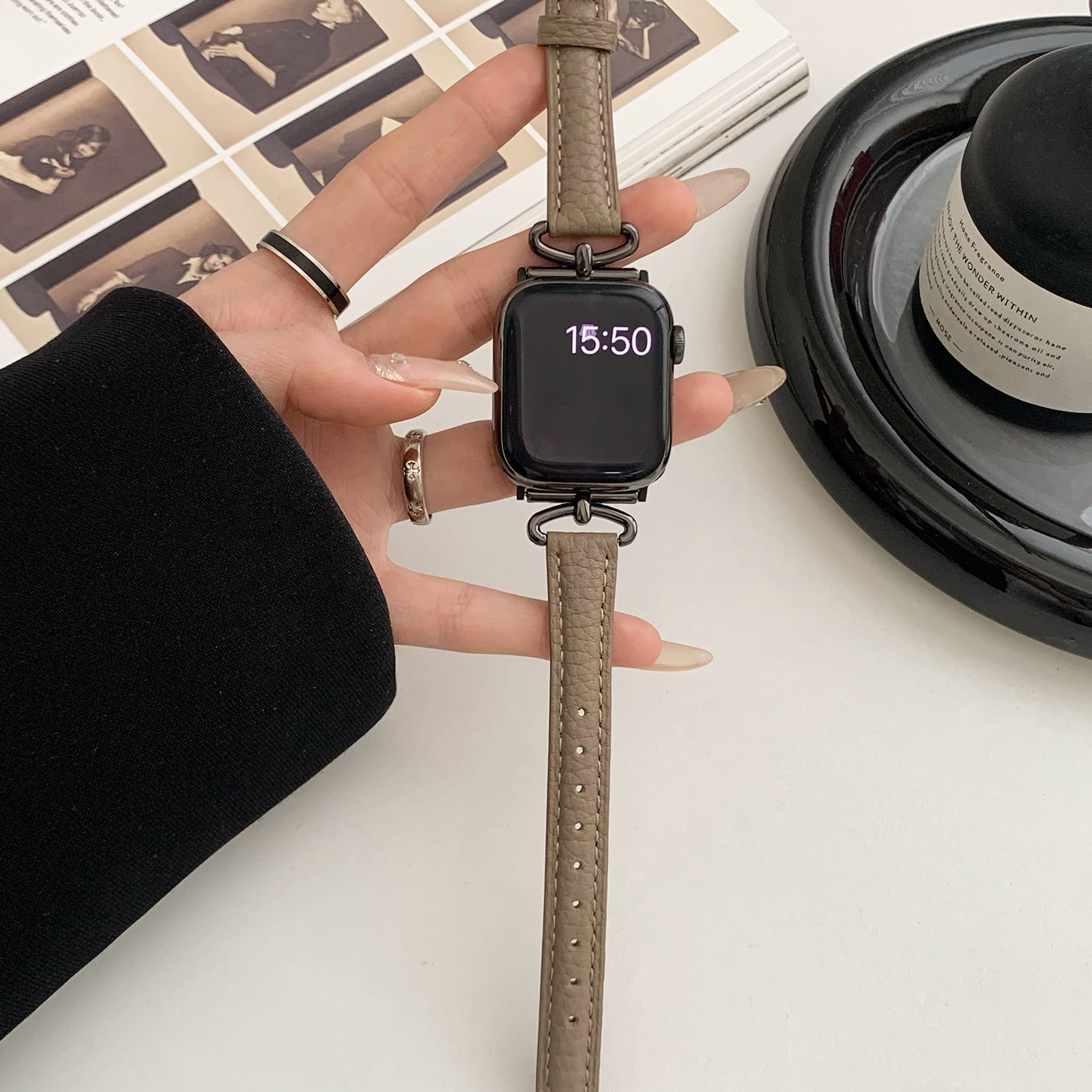 BandPlus Stylish Adjustable Watch Band for Apple Watch 38mm 40mm 41mm ...