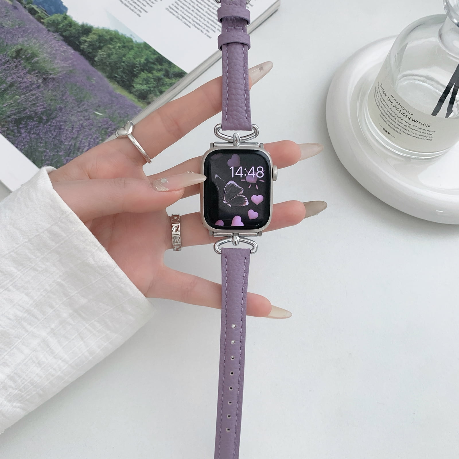 BandPlus Stylish Adjustable Watch Band for Apple Watch 44mm 45mm 42mm ...