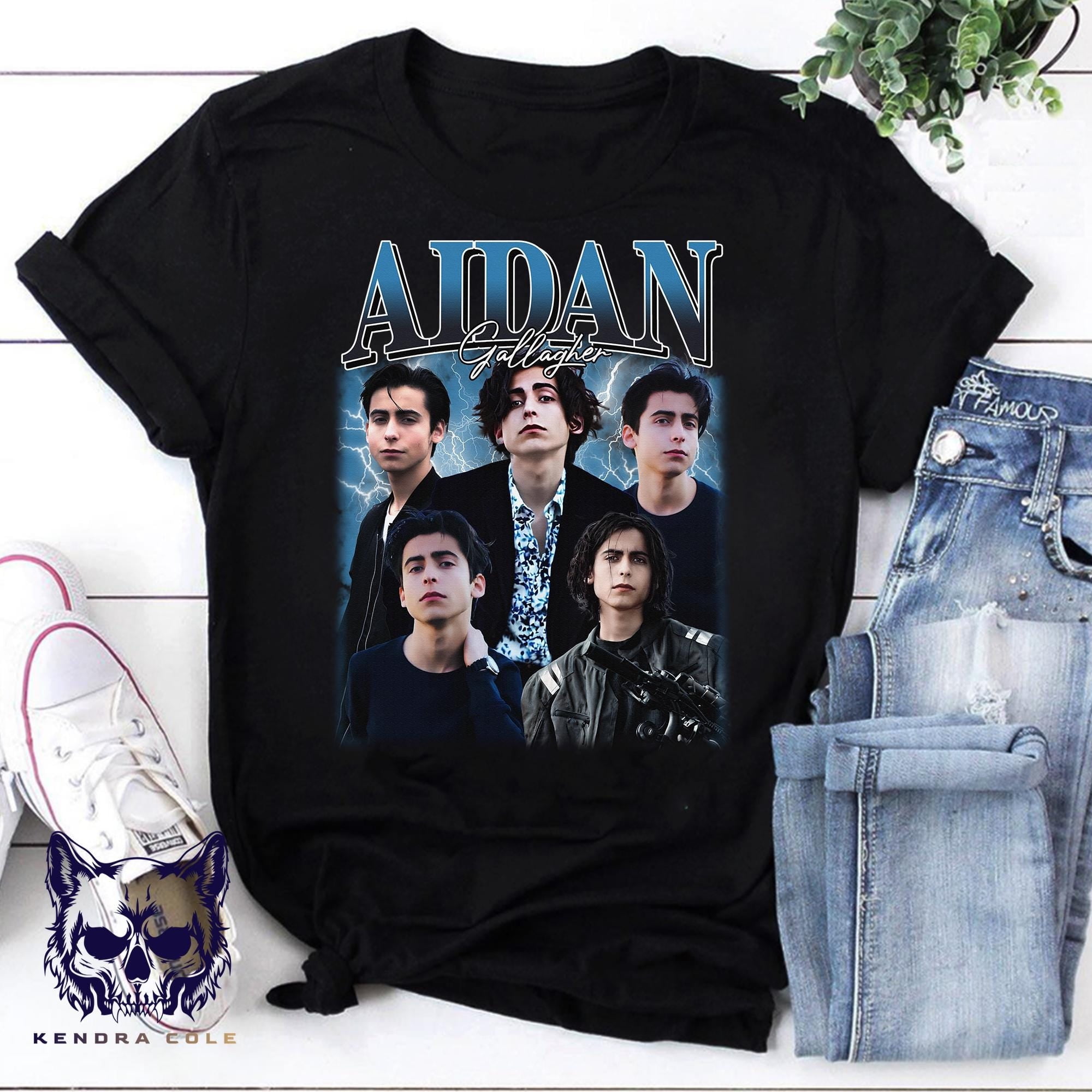 BandRole Aidan Gallagher Bootleg Shirt, Aidan Gallagher American Actor ...