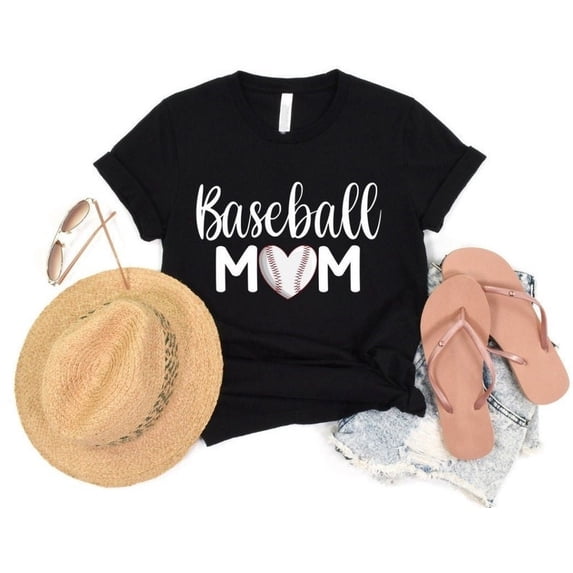 BandRole Baseball Mom Shirt, Baseball Mother Shirt, Baseball Mom ...